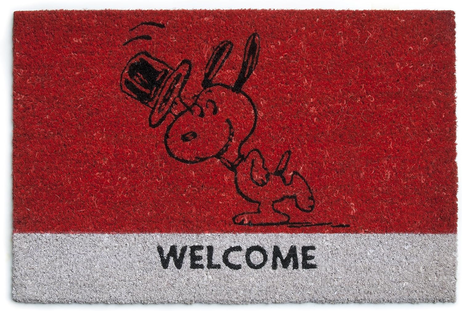 Brunch Time Fussmatte Peanuts rot, Rot – techstudio.ch