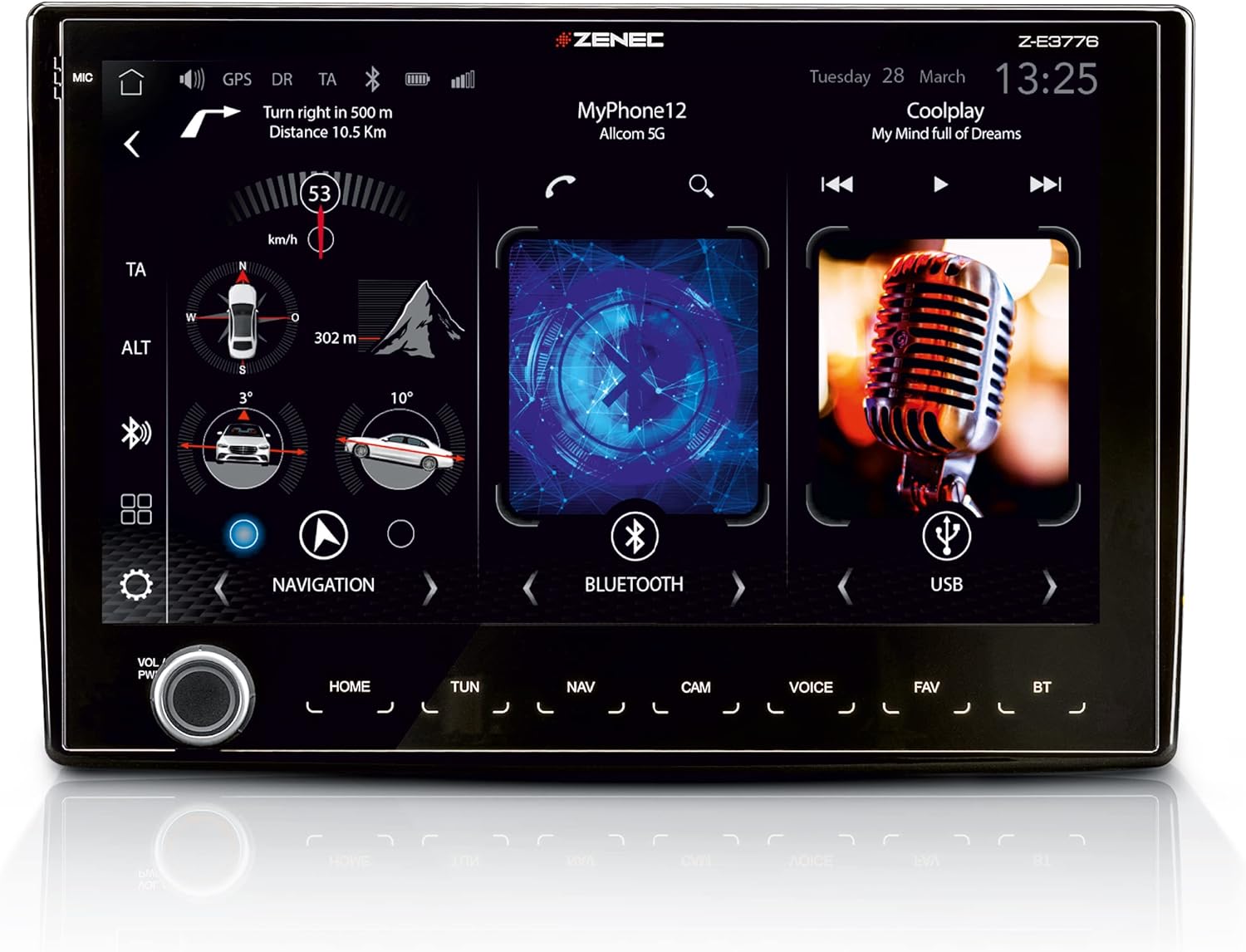 ZENEC Z-E3776 – Multimediasystem kompatibel mit FIAT Ducato, Autoradio – techstudio.ch