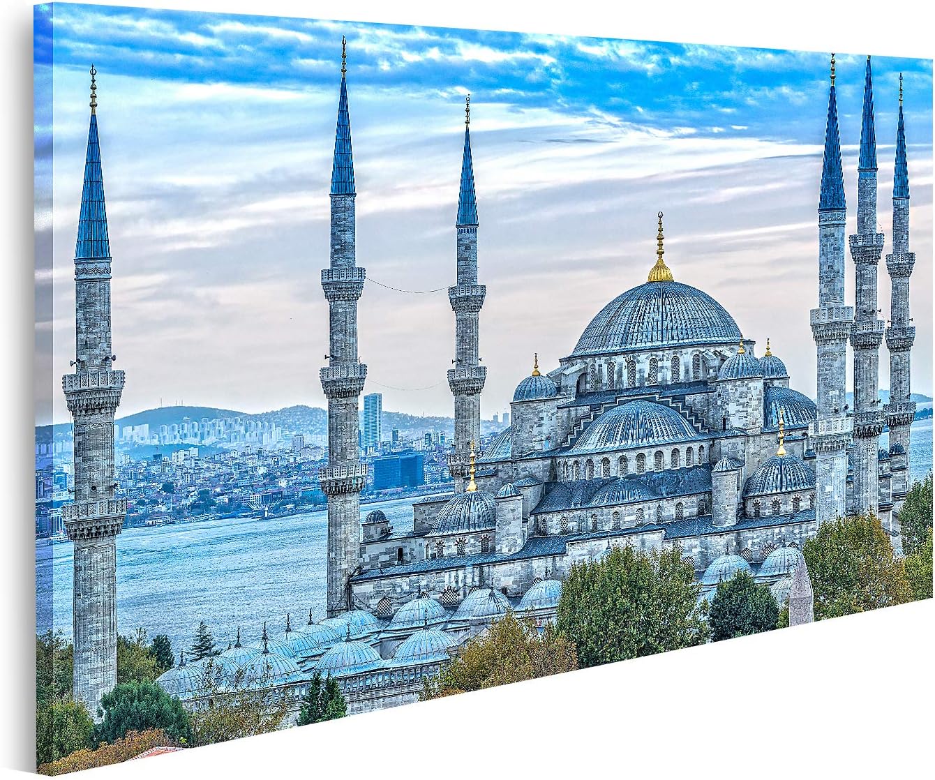 islandburner Bild auf Leinwand Blaue Moschee Sultanahmet Camii Istanbu – techstudio.ch