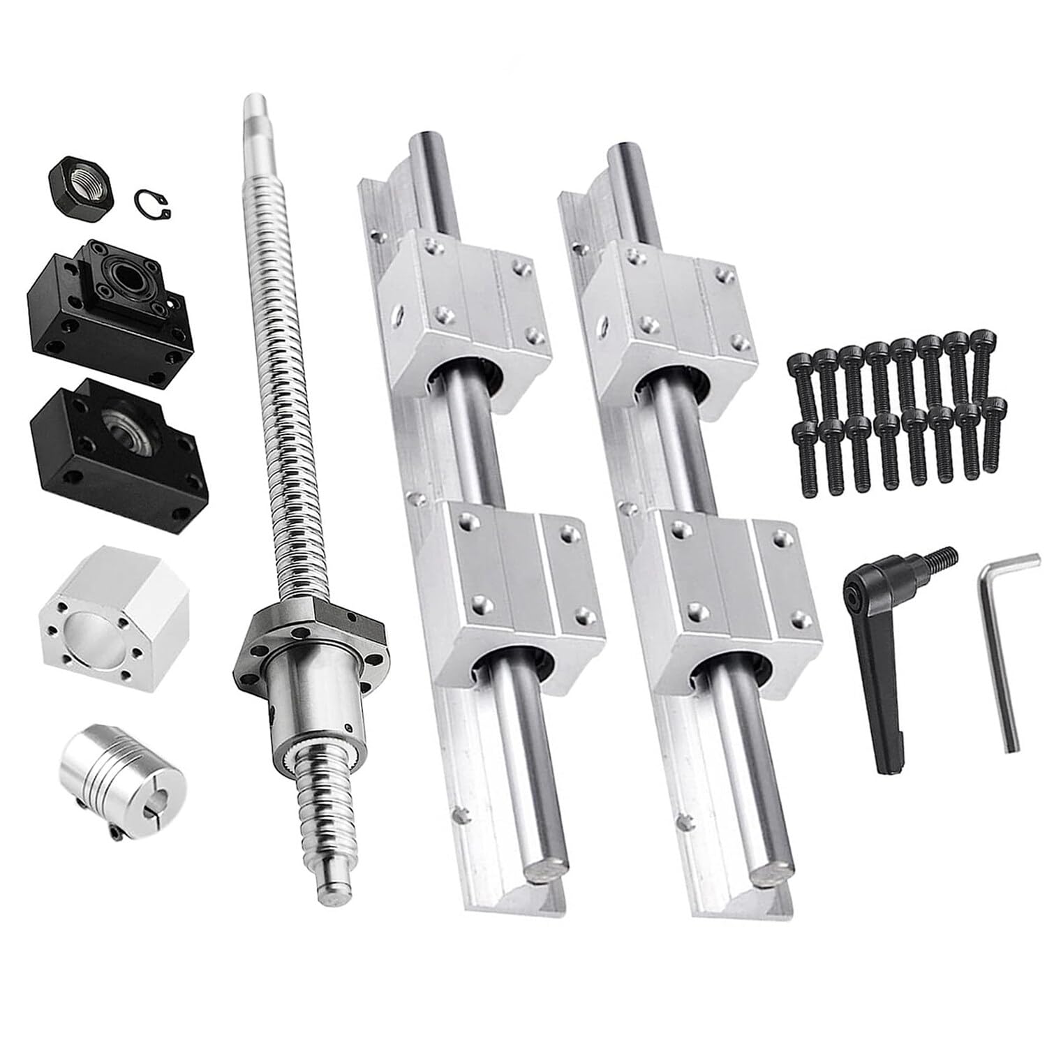 CNCMANS Linearführung SBR20 Linearschiene 400mm Gleitschiene Welle mit – techstudio.ch