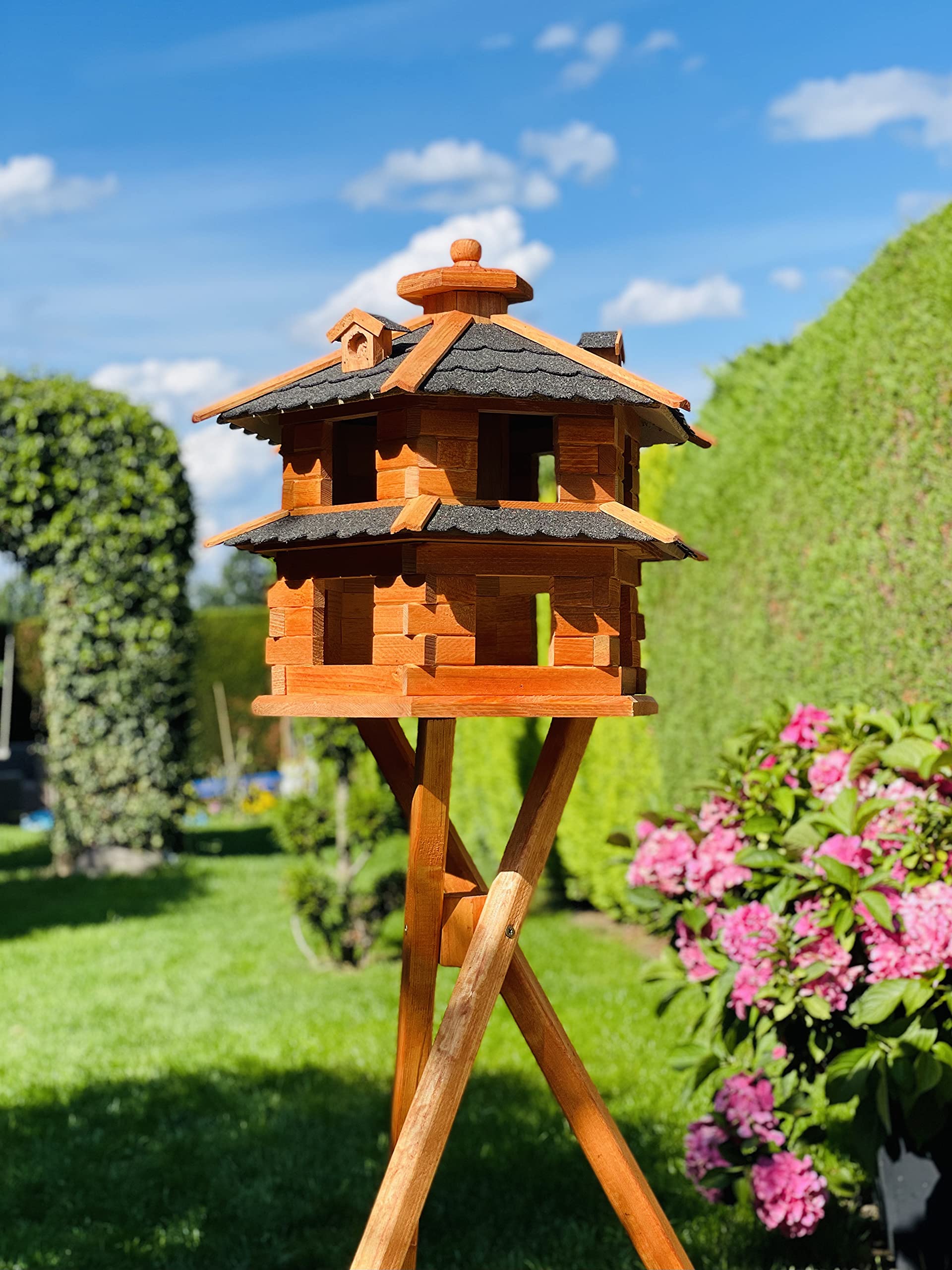 Vogelhaus Mit Stander Katzensicher