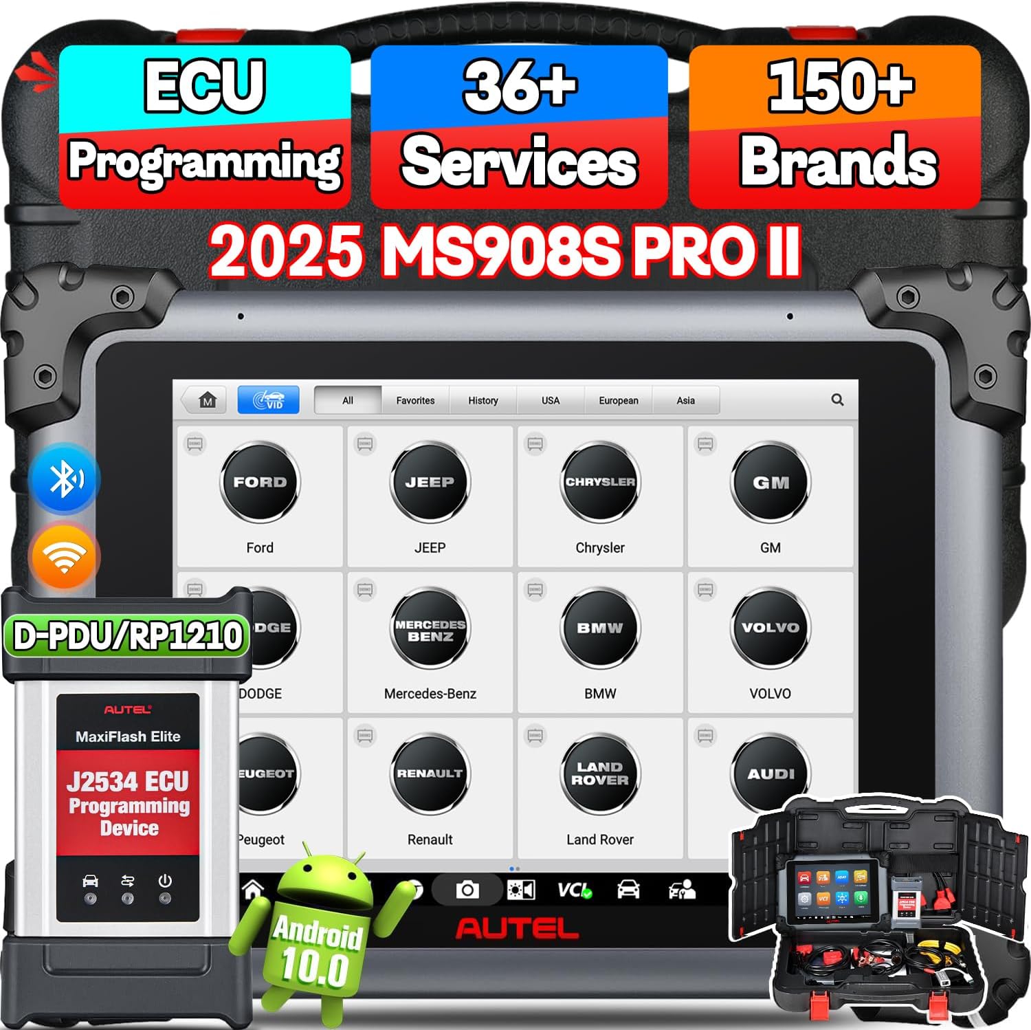 Autel MaxiSYS MS908S PRO II: 2025 J2534 ECU Programmierung Kodierung A – techstudio.ch