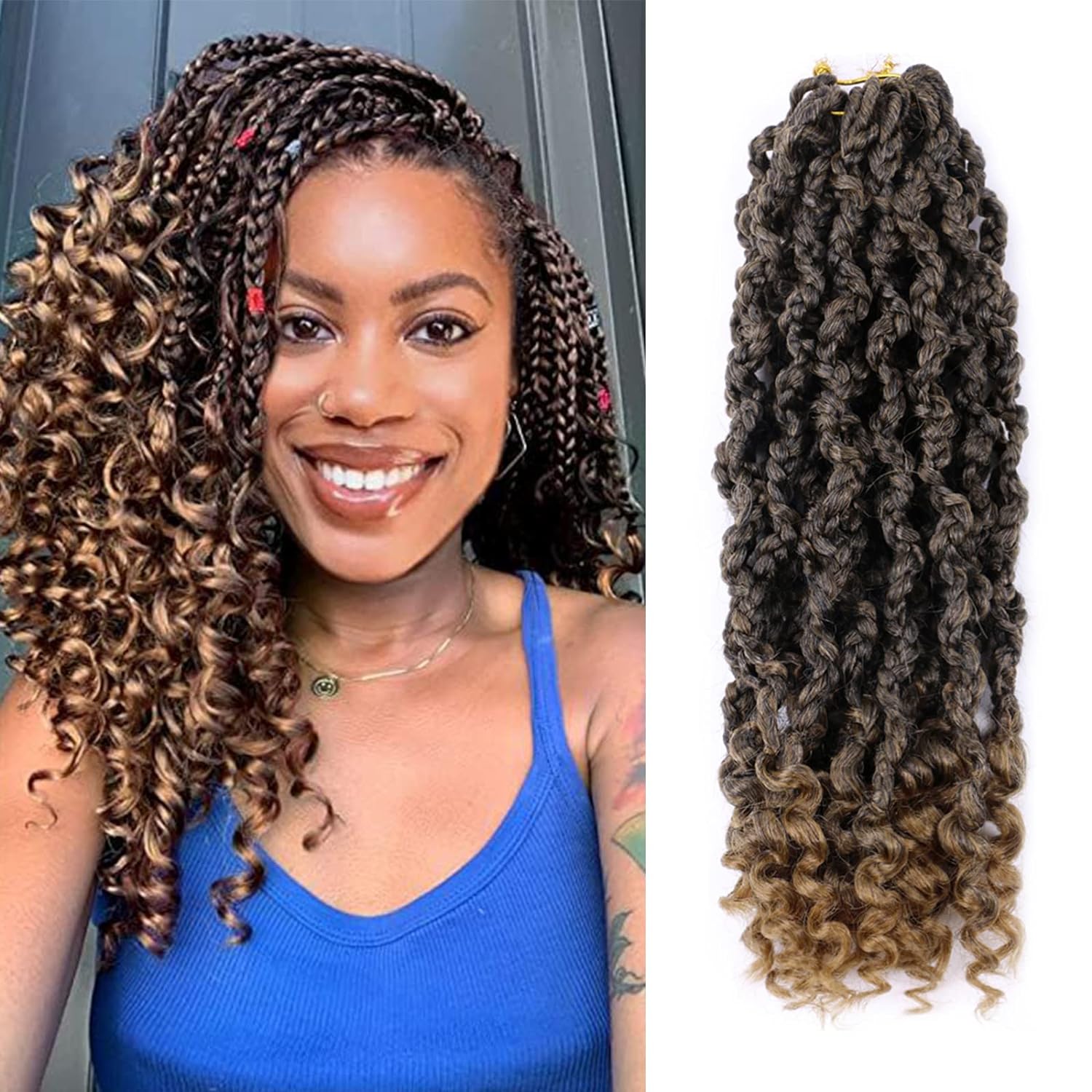 Goddess Box Braids Crochet Hair 12 Inch 8 Packs Bohemian Crochet Braid – techstudio.ch