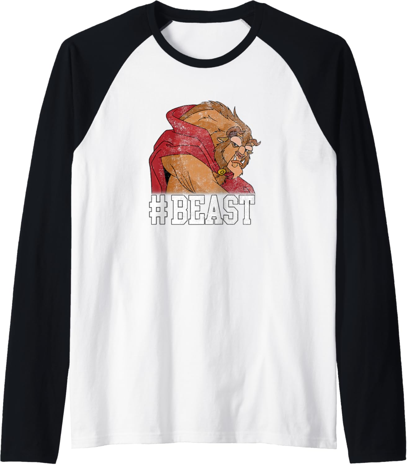 Disney Beauty & The Beast #Beast Game Face Raglan – techstudio.ch