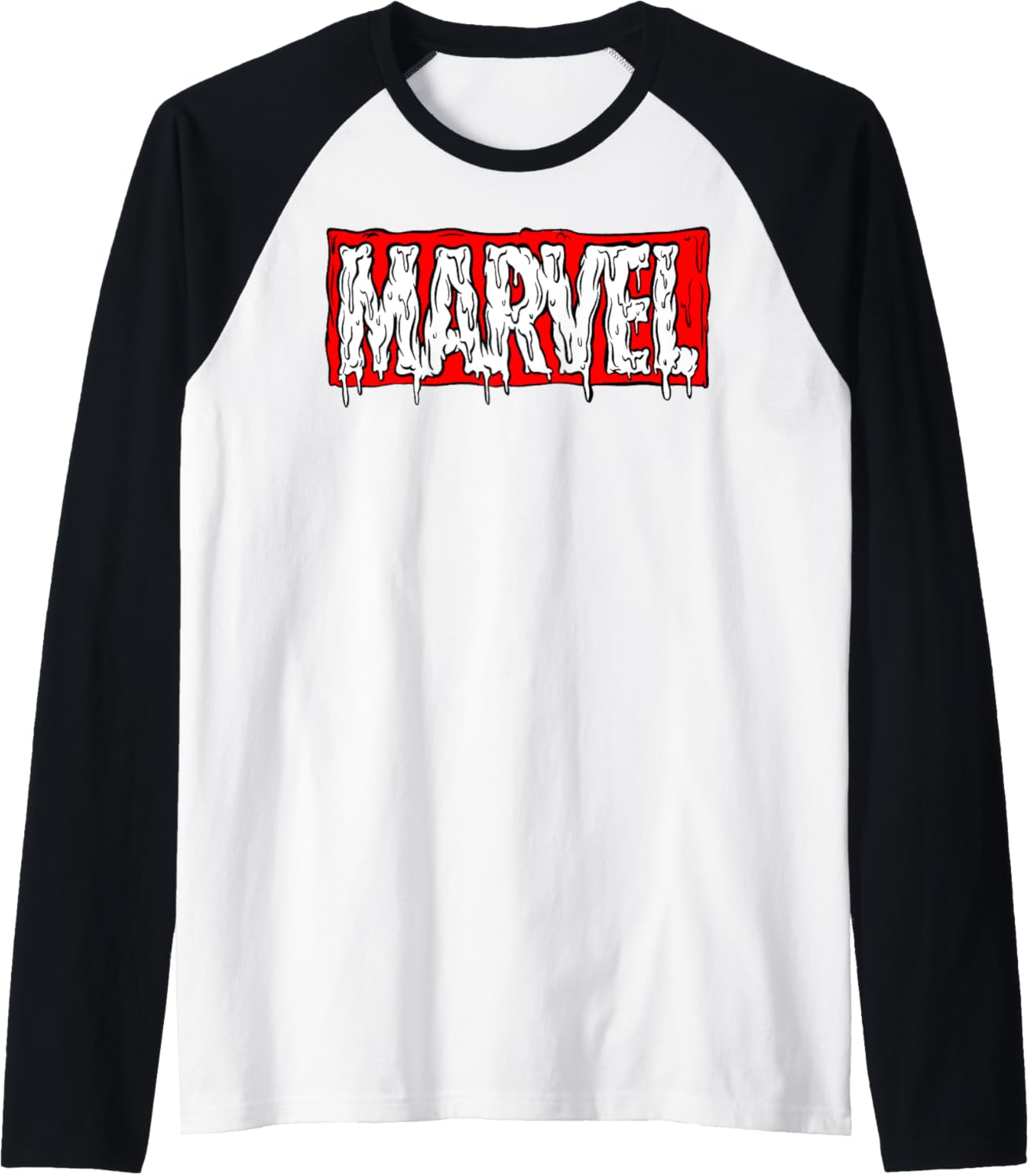 Marvel Melting Drip Logo Raglan – techstudio.ch