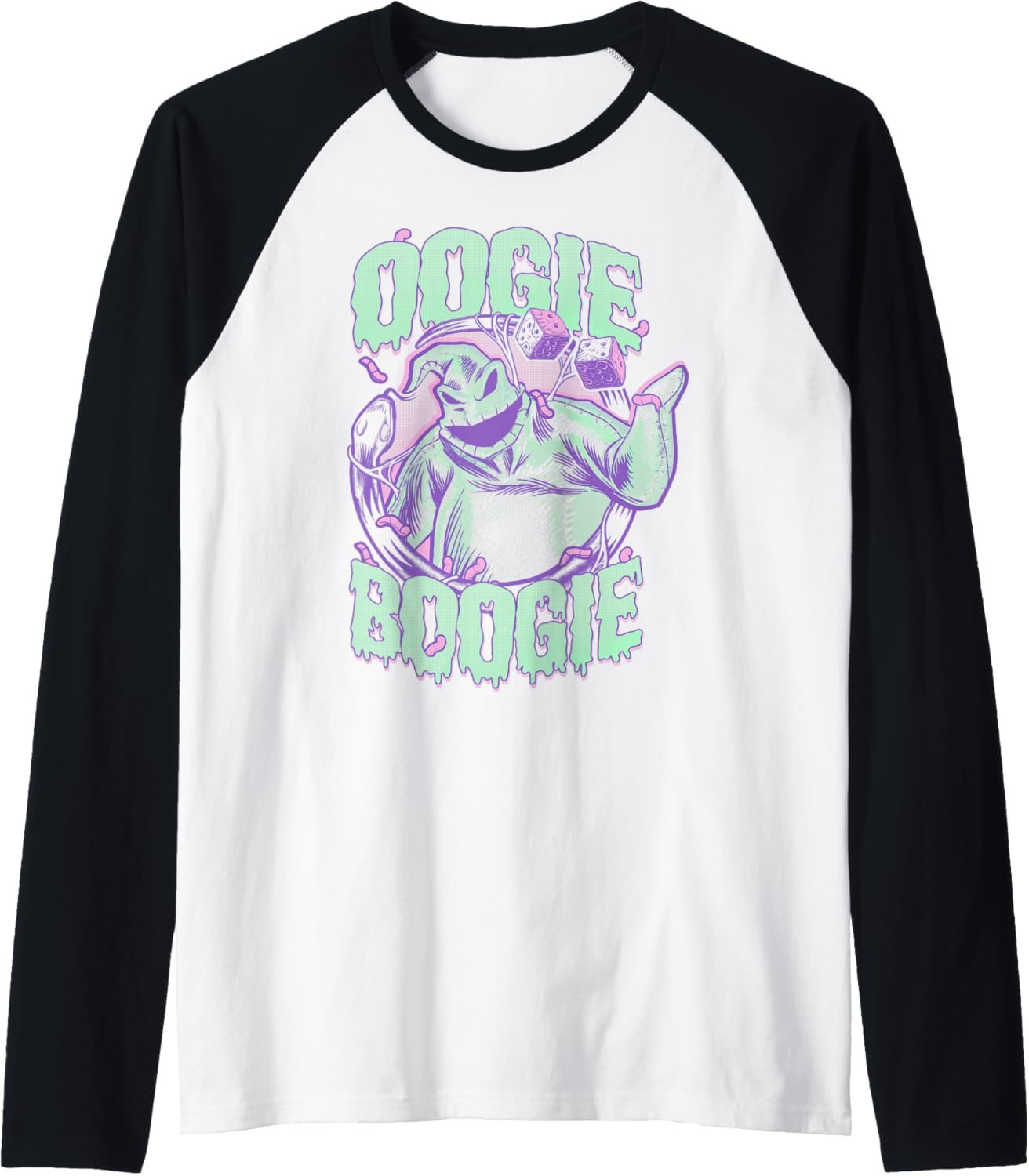 Disney The Nightmare Before Christmas Oogie Boogie Portrait Raglan ...