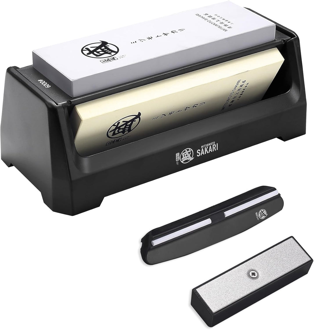 MITSUMOTO SAKARI Japanisches Schleifstein Messer, Wetzstein 240/1000/6 ...