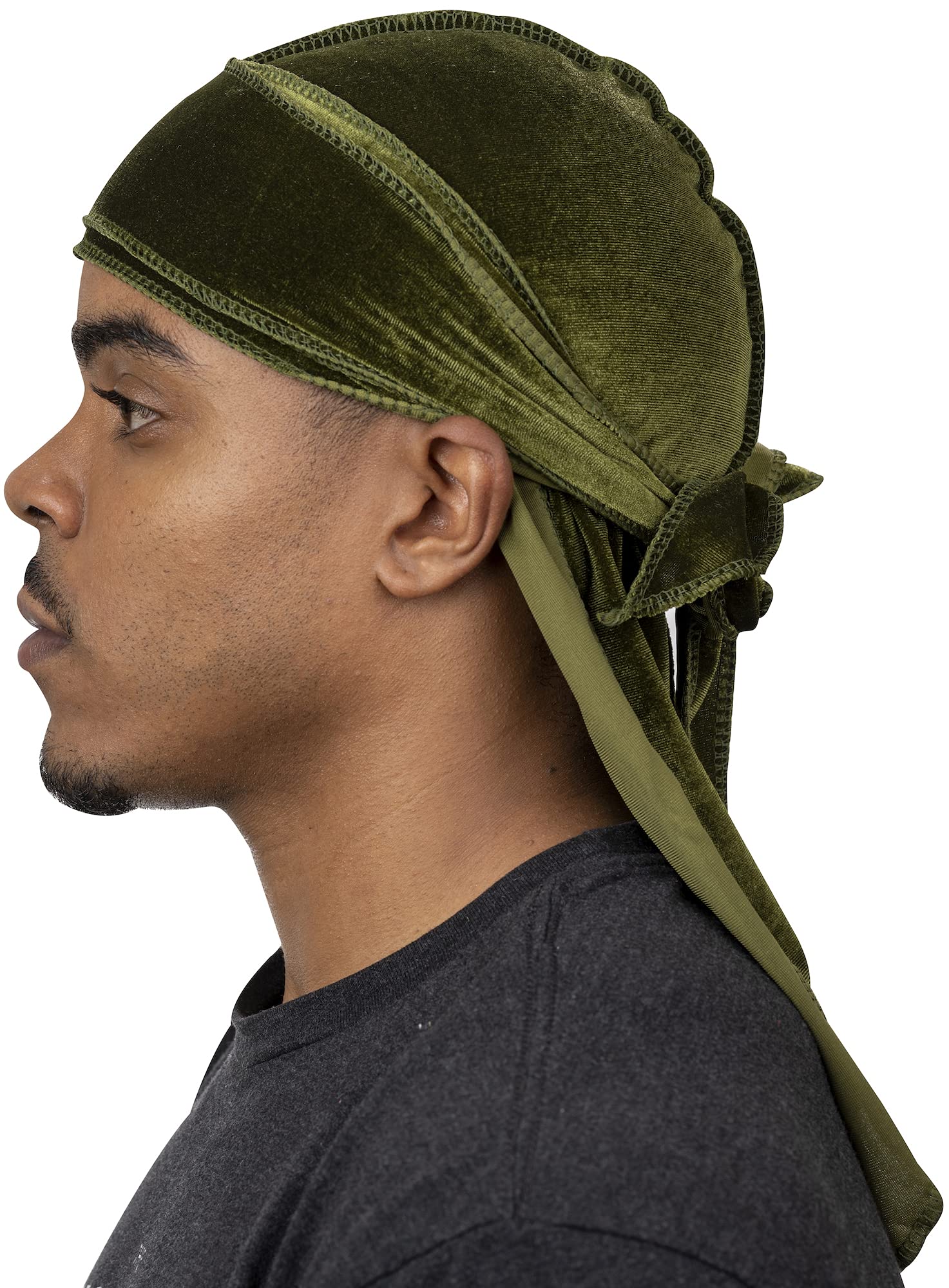 Veeta Superior Velvet Durag – Weiche Samt-Durags für Männer und Frauen ...