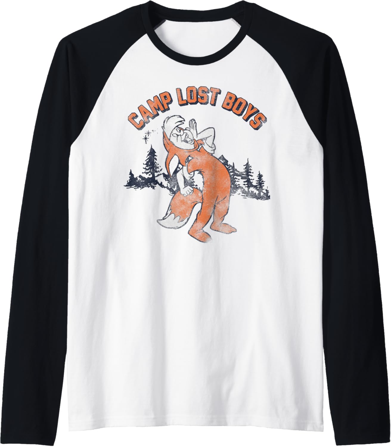 Disney Peter Pan Fox Slightly Camp Lost Boys Raglan – techstudio.ch