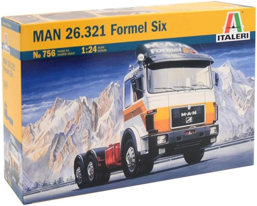 Italeri 510000756-1:24 Man 26.321 Formel 6 6 x 4 – techstudio.ch