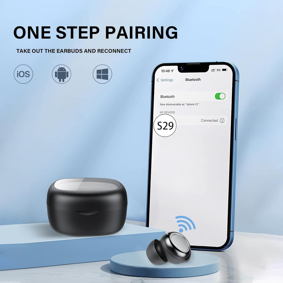 Schlafkopfhörer Bluetooth 5.4 Mini Kopfhörer, 2025 Neue in Ear Kopfhör – techstudio.ch