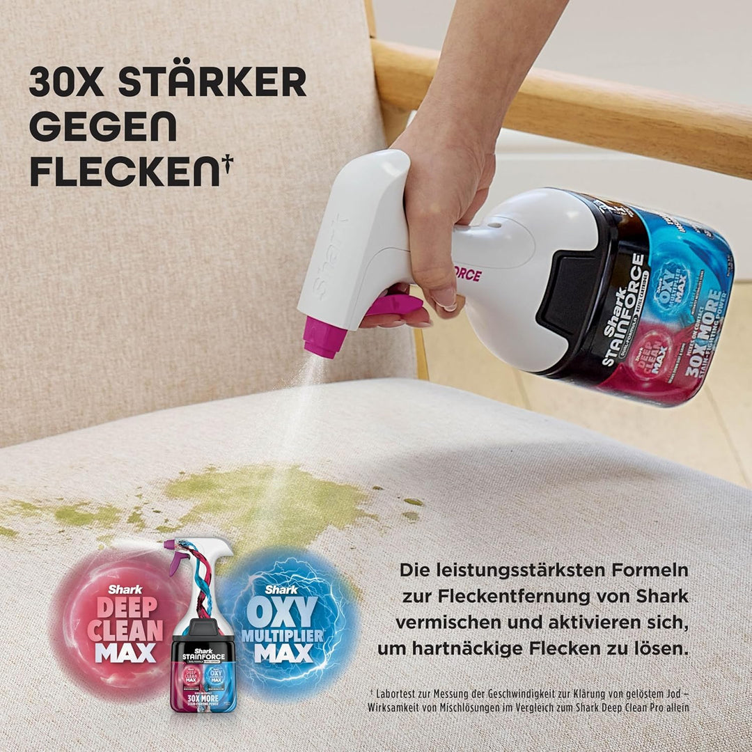 Shark StainForce Kabelloser Fleckenentferner, Tragbarer Flecken-, Wasc ...