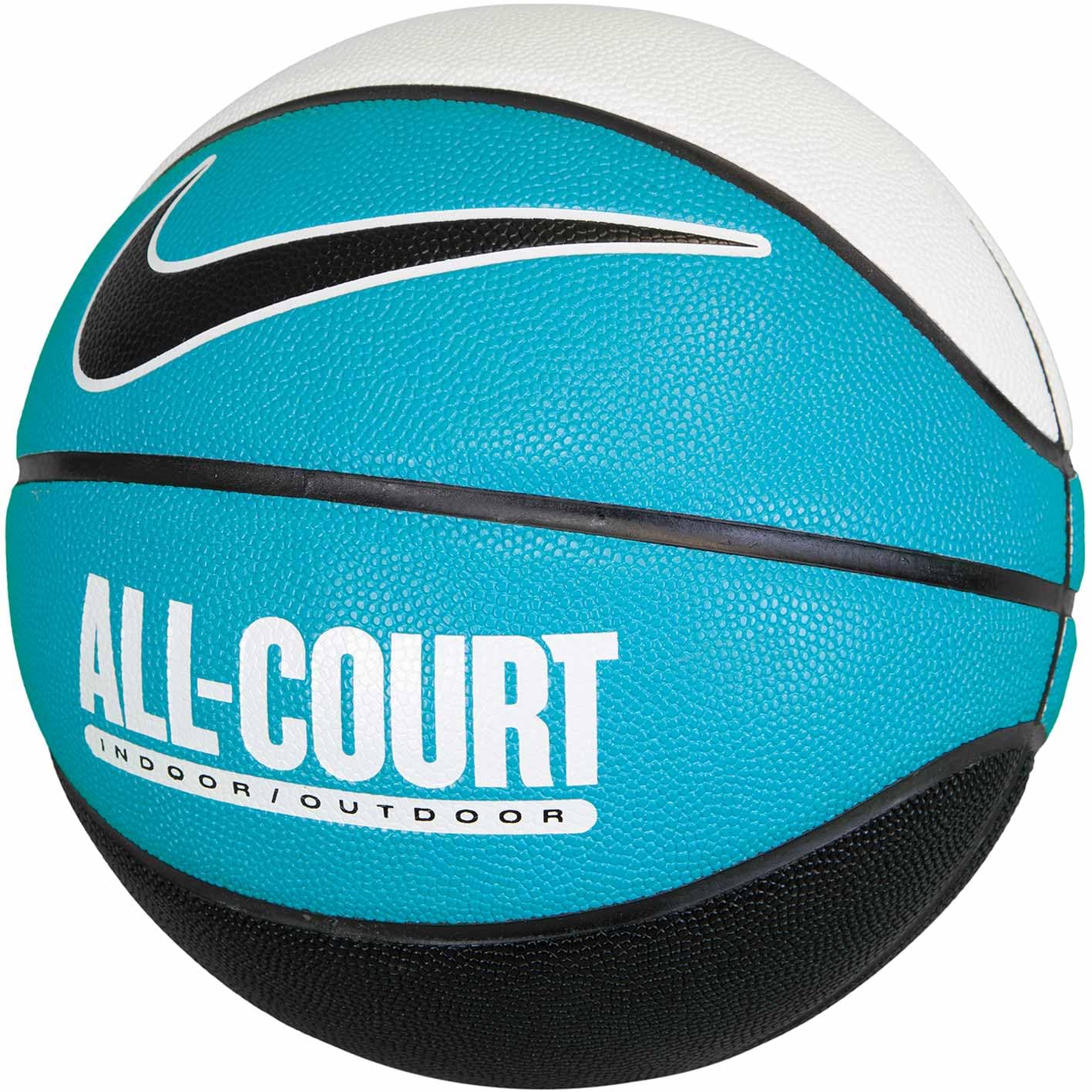 Nike Everyday All Court 8P Basketball Ball 7 white/teal, 7 white/teal ...