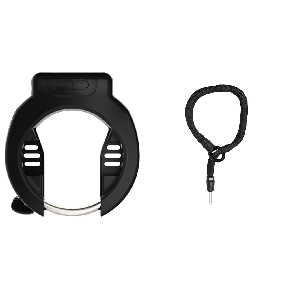 ABUS Rahmenschloss PRO Amparo 4750X NR & Rahmenschloss-Einsteckkette I ...