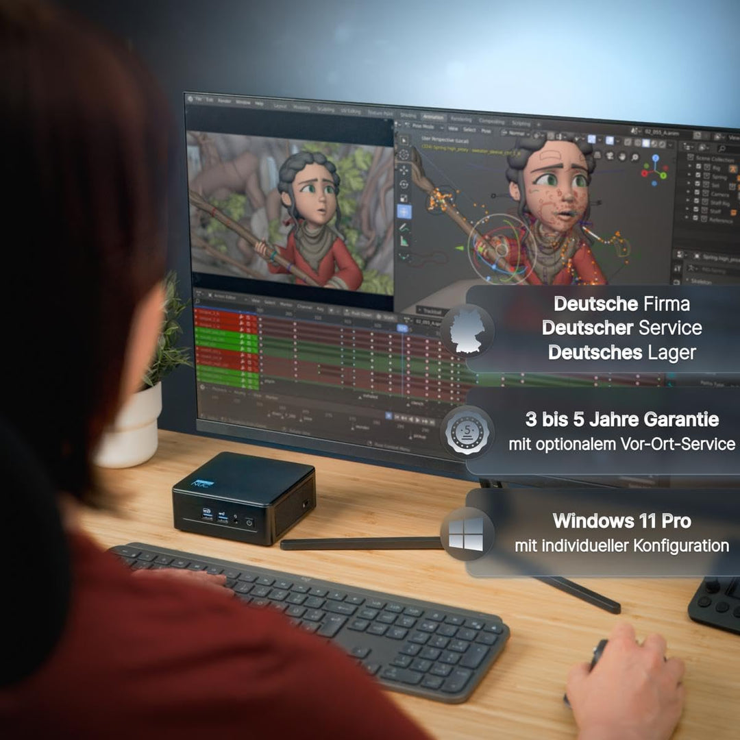 Pro Intel® Core-i3 12. Gen. • NUC12 Pro PC • 6 Kerne, bis zu 4,4GHz • – techstudio.ch