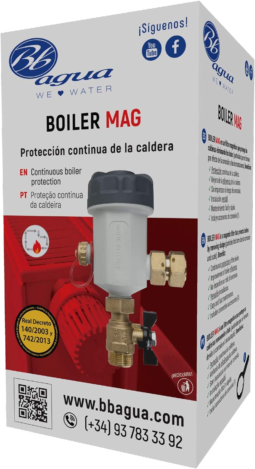 Boiler Mag Wasserfilter. Ideal für den kontinuierlichen Schutz des Boi ...