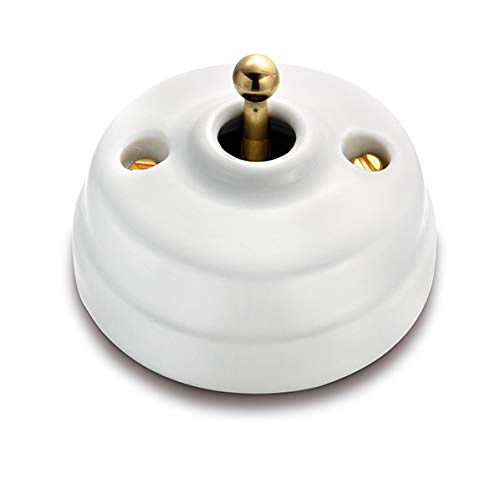 Fontini – dimbler Switch 10 A 250 V Porzellan Gold Pack – techstudio.ch