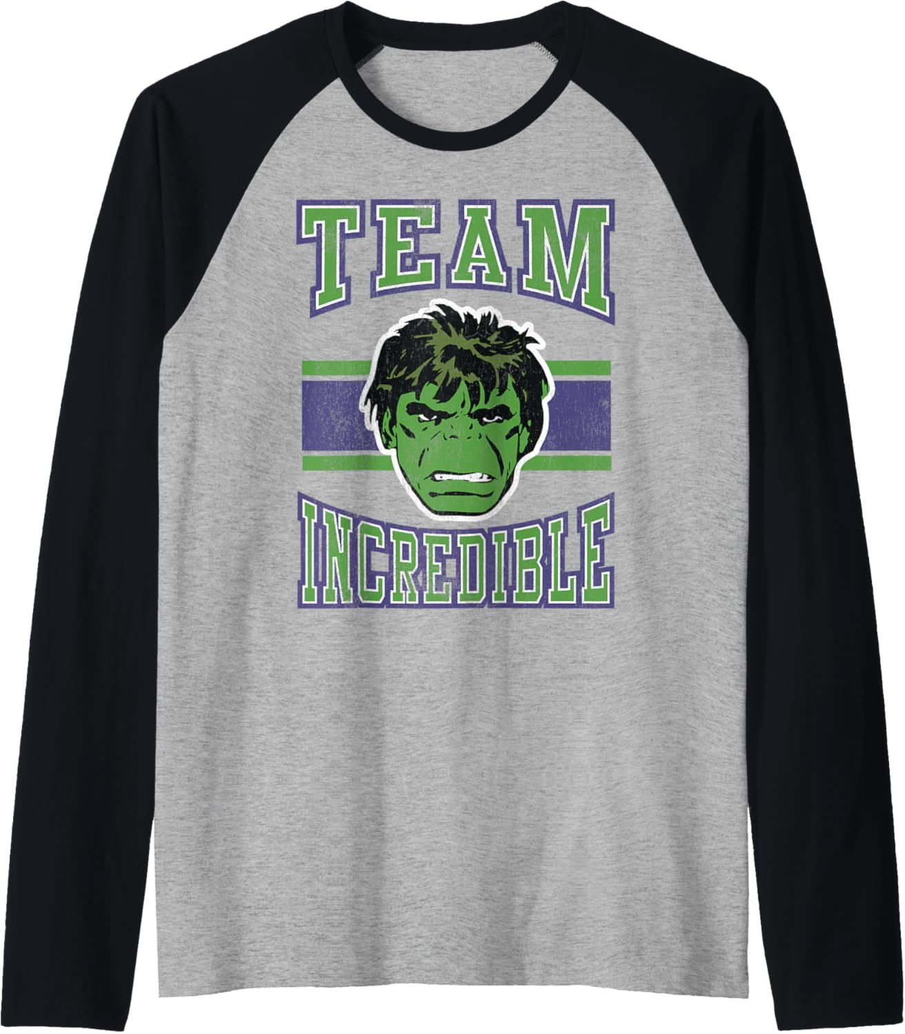 Marvel Avengers Hulk Team Incredible Logo Raglan – techstudio.ch
