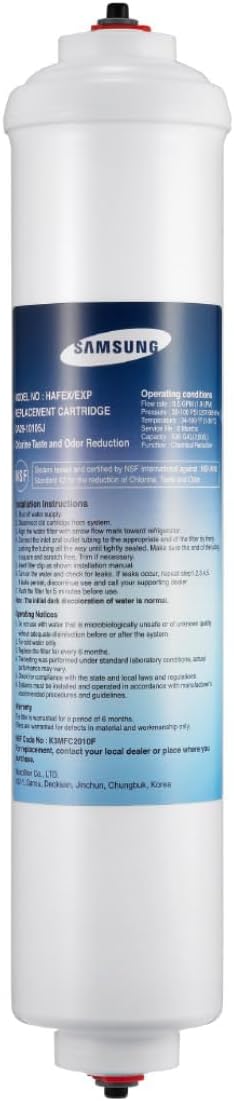 Samsung RSA1UTMG Inline-Eis- und Wasserfilter für Kühlschrank, Origina ...