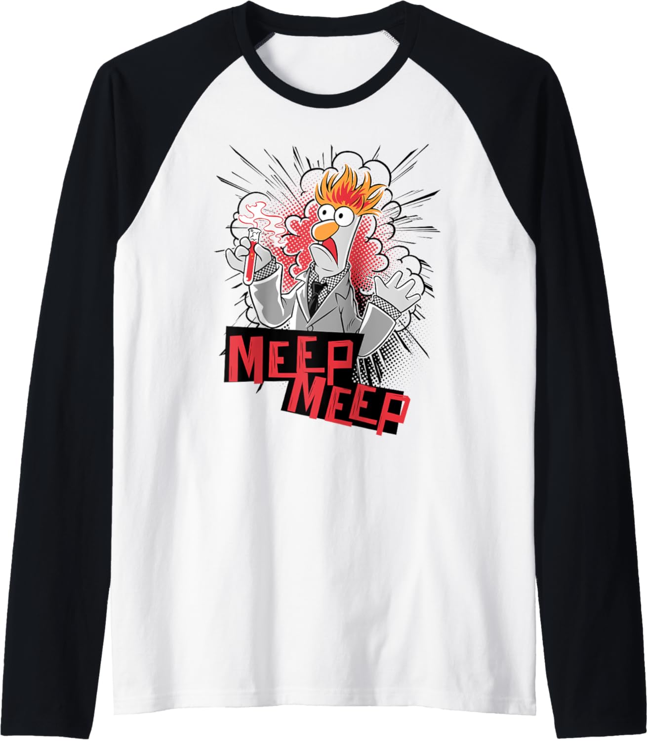 Disney The Muppets Beaker Meep Meep Raglan – techstudio.ch