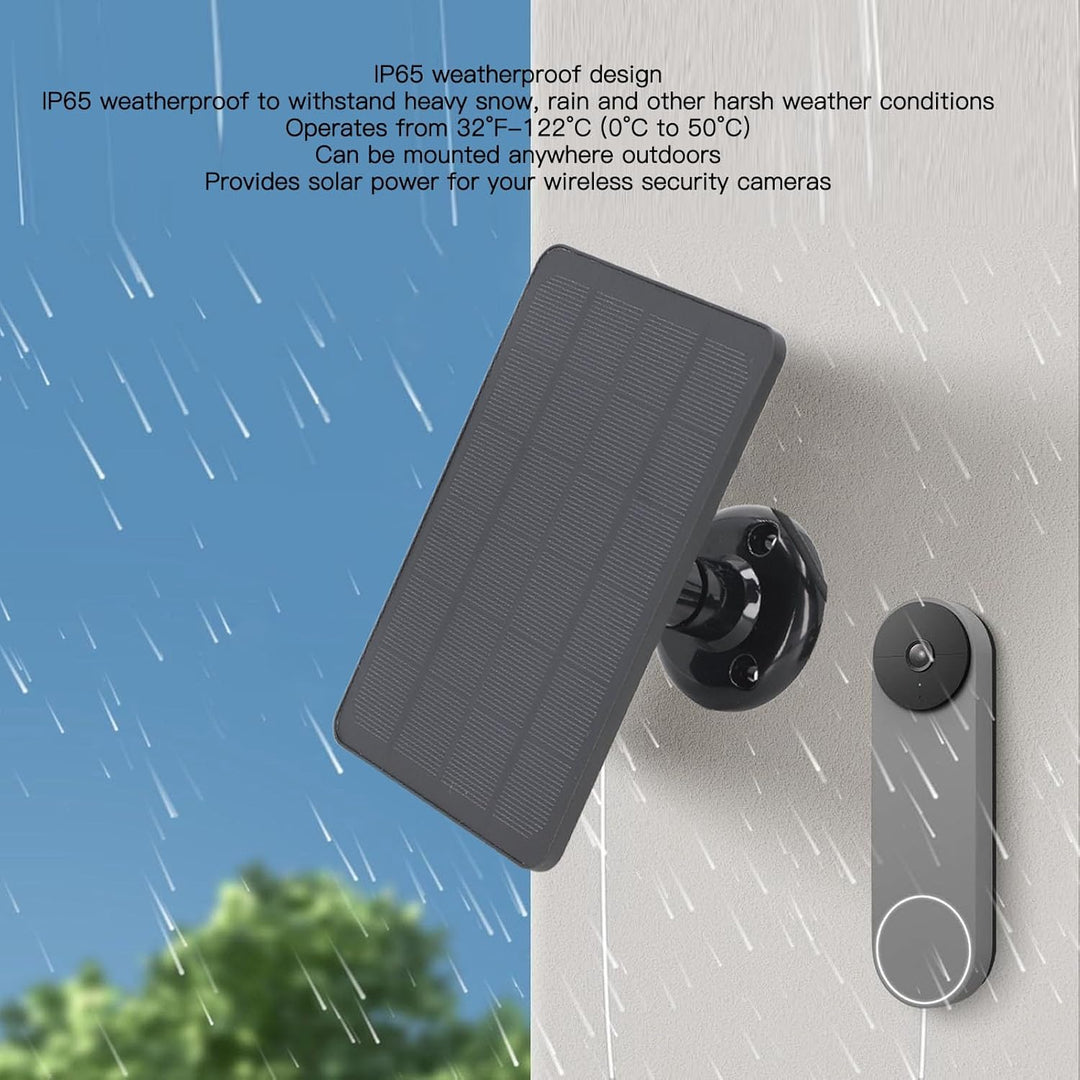 10 W Solarpanel für Überwachungskamera, Solarpanel Ladegerät für Arlo – techstudio.ch