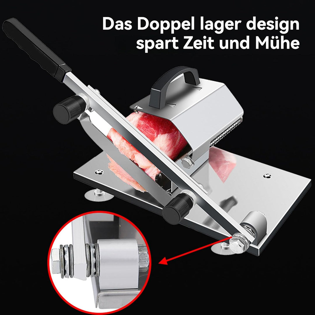 UUE Allesschneider, Edelstahlmesser, Brotschneidemaschine, Aufschnittm ...