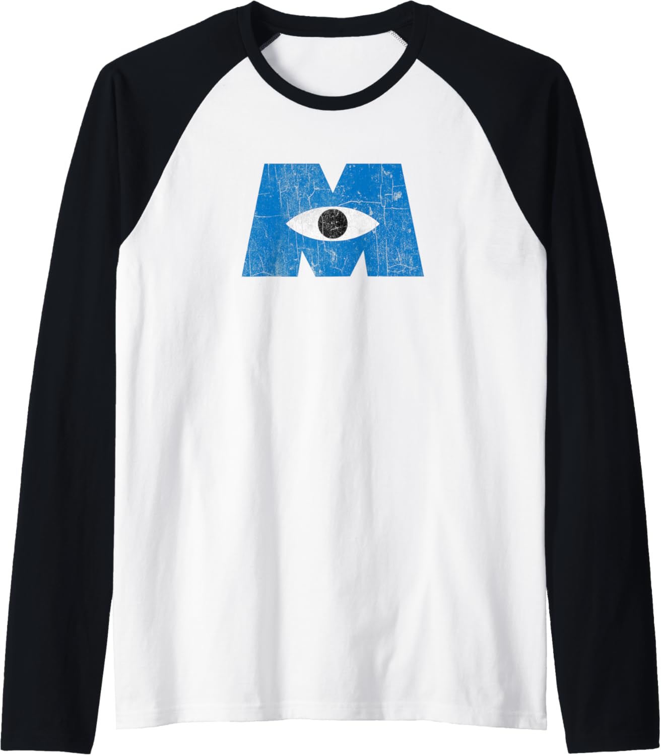 Disney Pixar Monsters Inc. Eye Logo Raglan – techstudio.ch