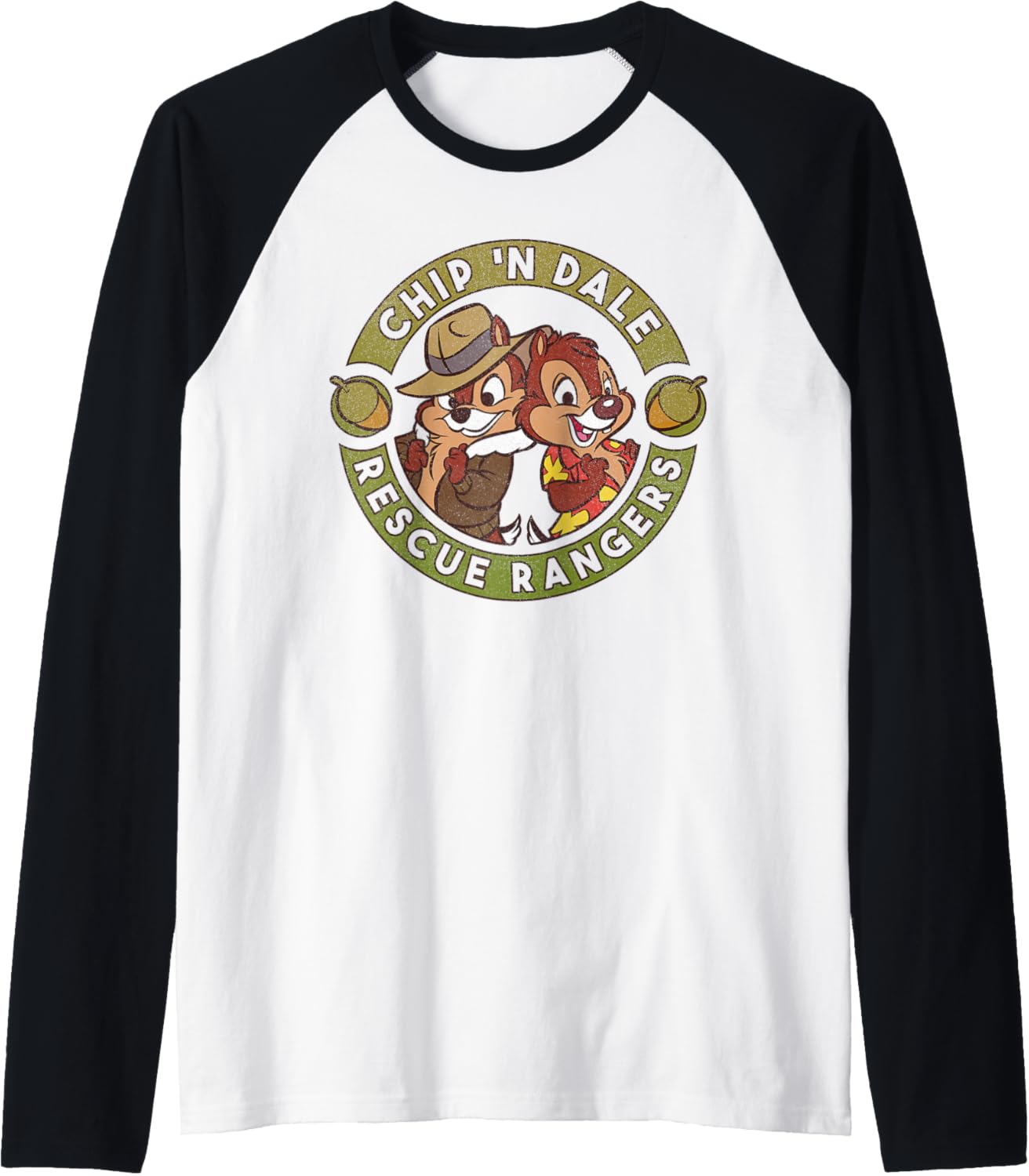 Disney Chip 'N Dale Rescue Rangers Logo Raglan – techstudio.ch