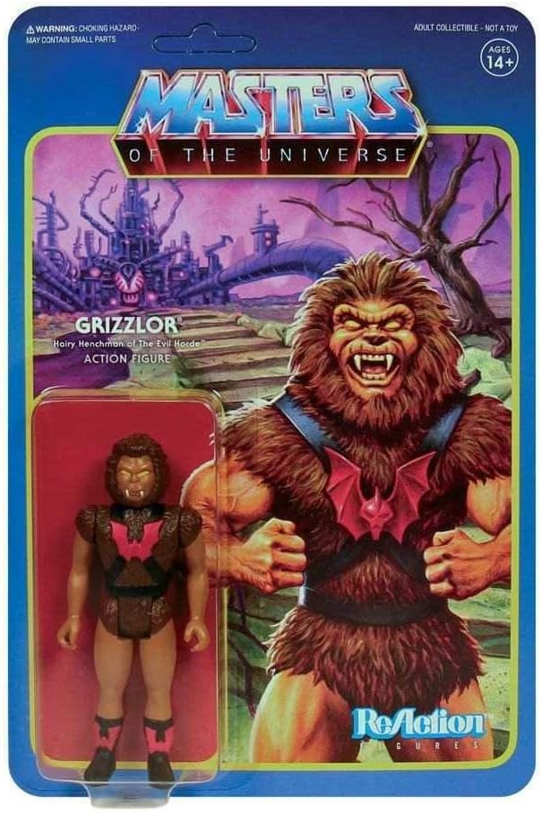 Masters of the Universe Wave 5 Grizzlor ReAction Actionfigur 10 cm ...