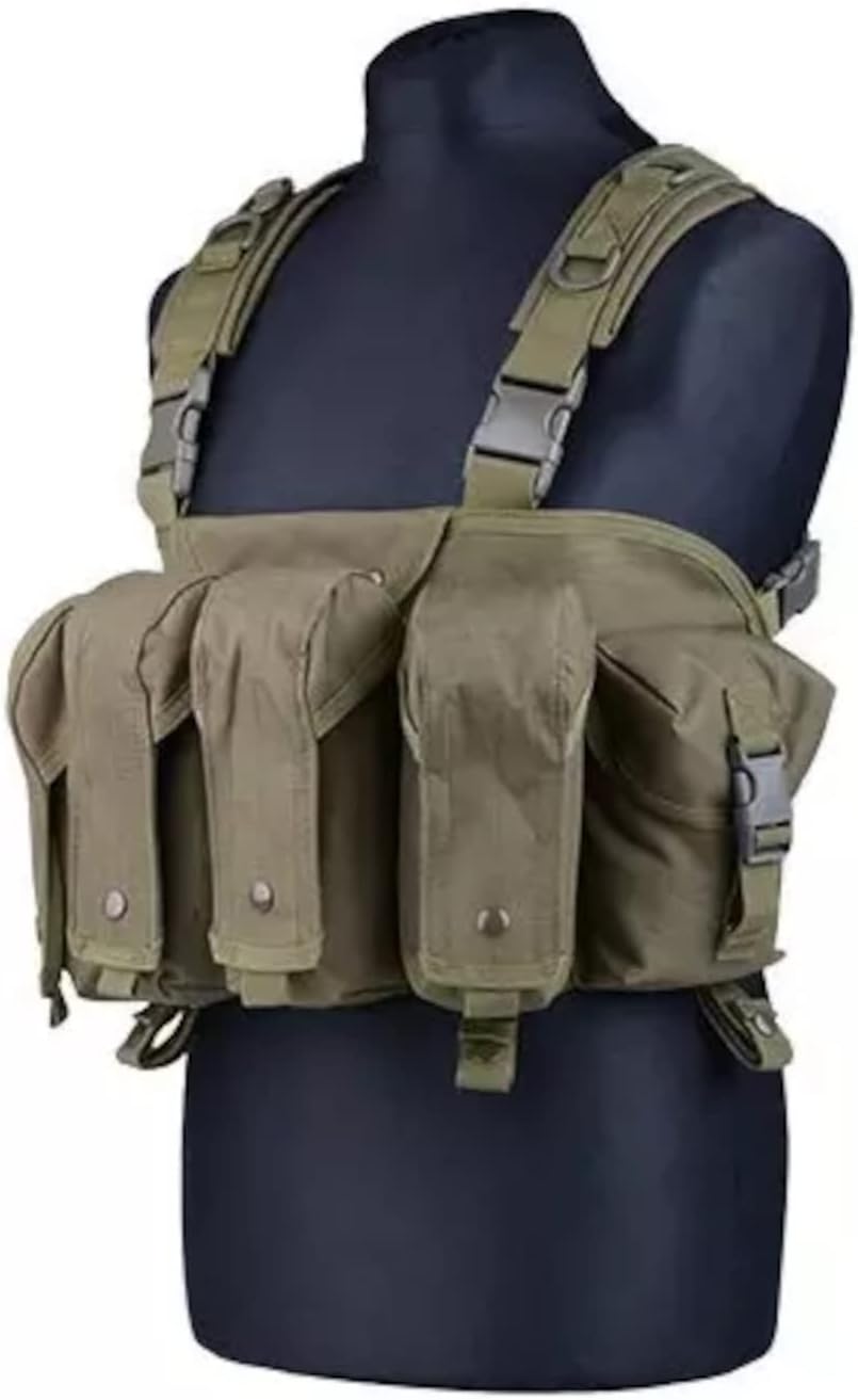 Gunfire Tactical Commando Chest Tactical Vest Universelle Grösse Olive ...