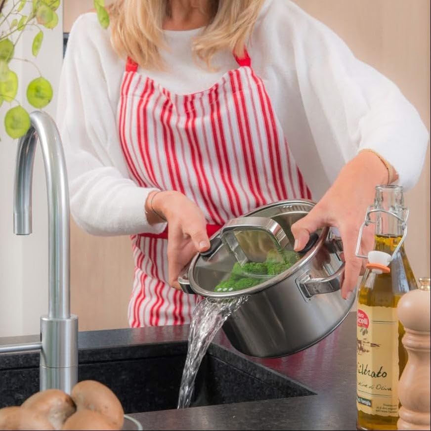 Sola Juvia Signature Topfset Induktion - 5-Teilig, Kochtopf set mit De ...