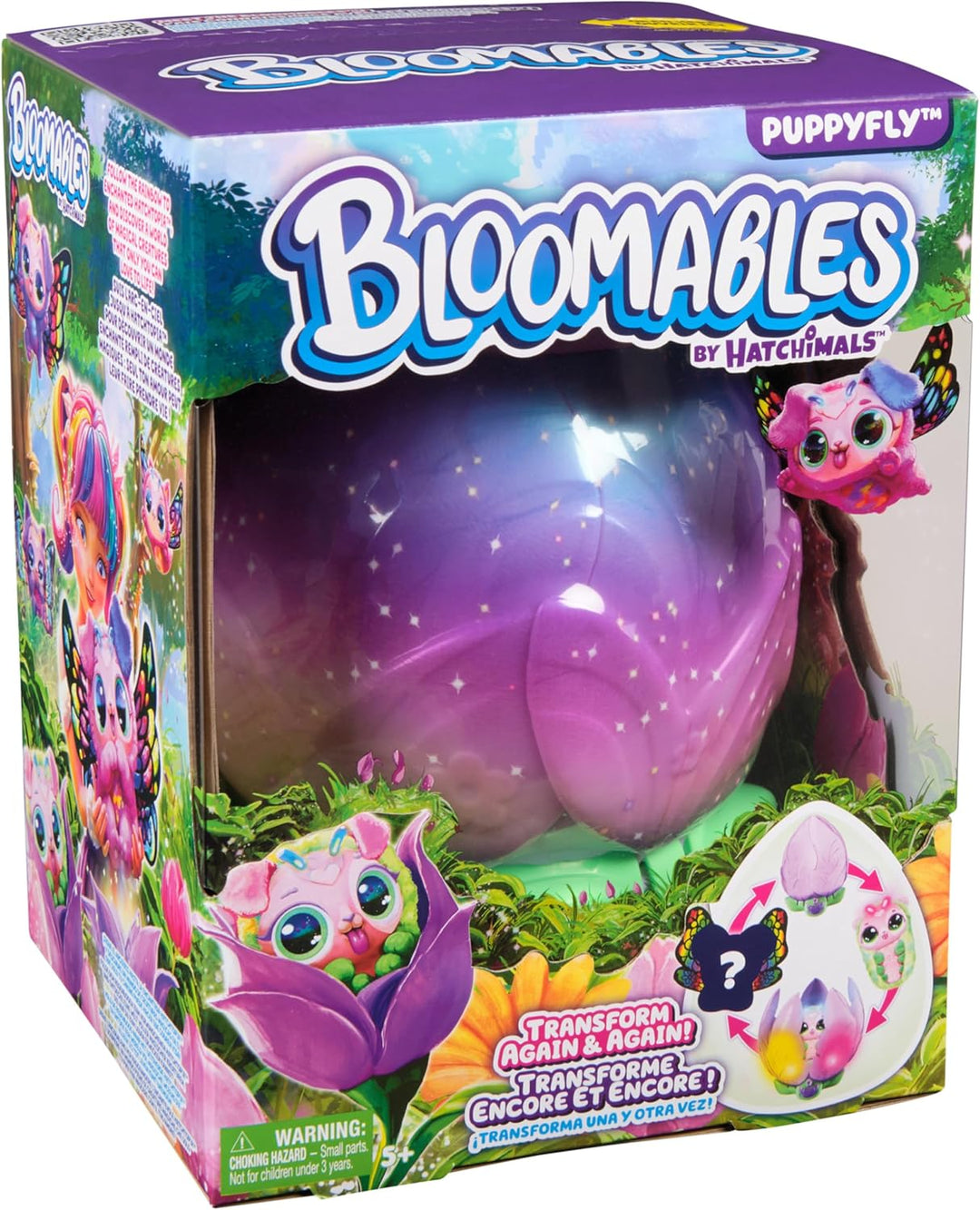 Hatchimals Bloomables Puppyfly, Interaktives Spielzeug mit Überraschun ...
