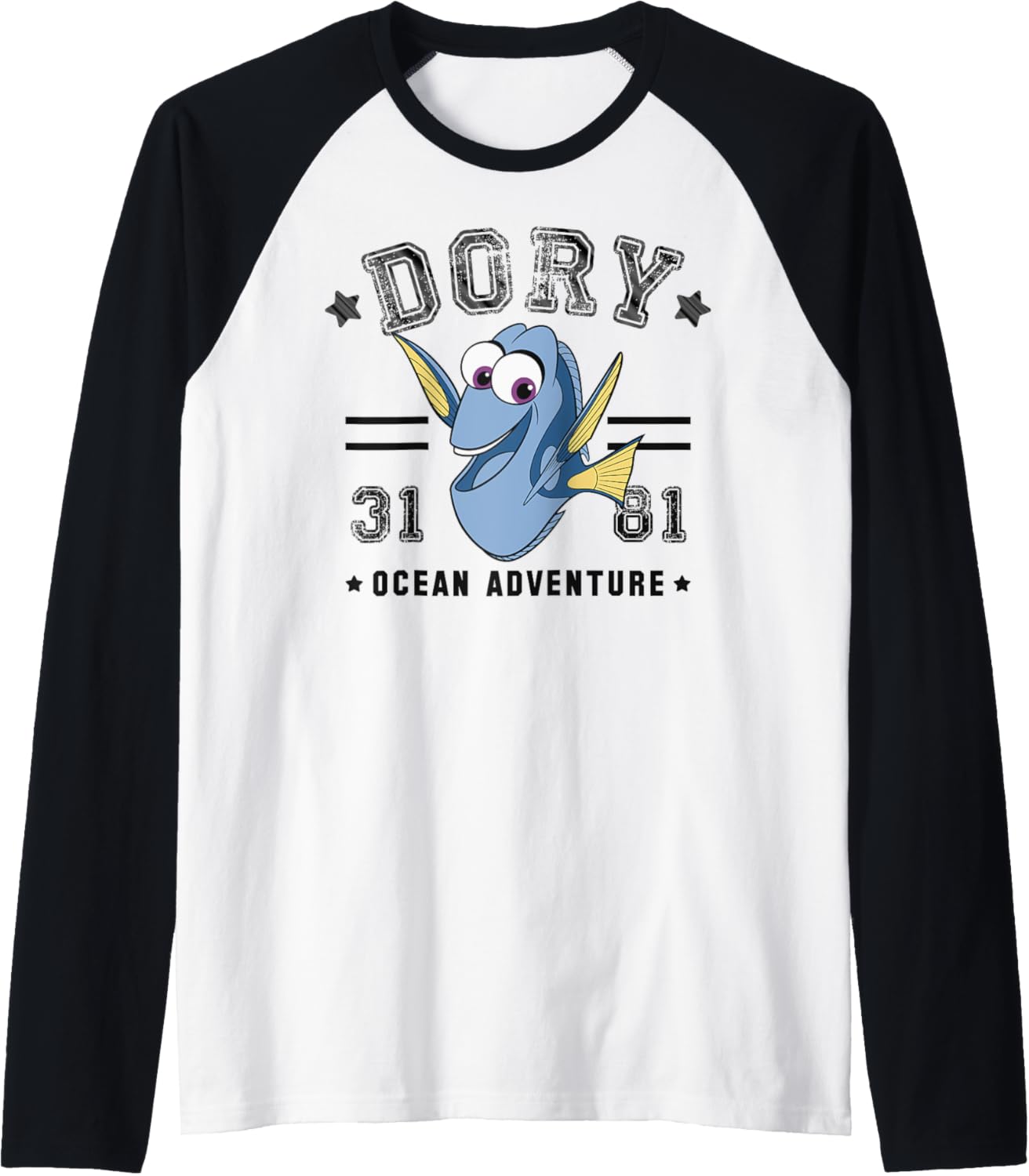 Disney Pixar Finding Dory Cuddle Party Cute Otters Raglan – techstudio.ch
