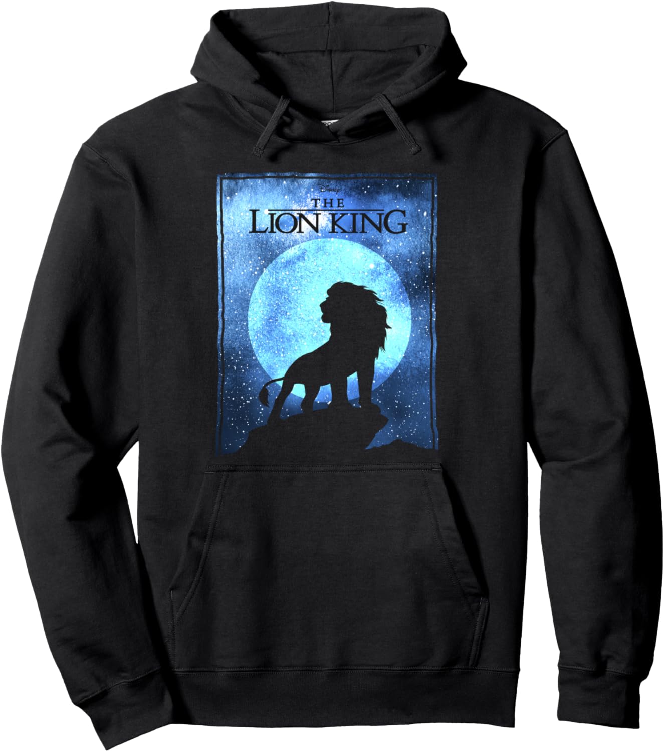 Disney The Lion King Simba Night Sky Silhouette Pullover Hoodie ...