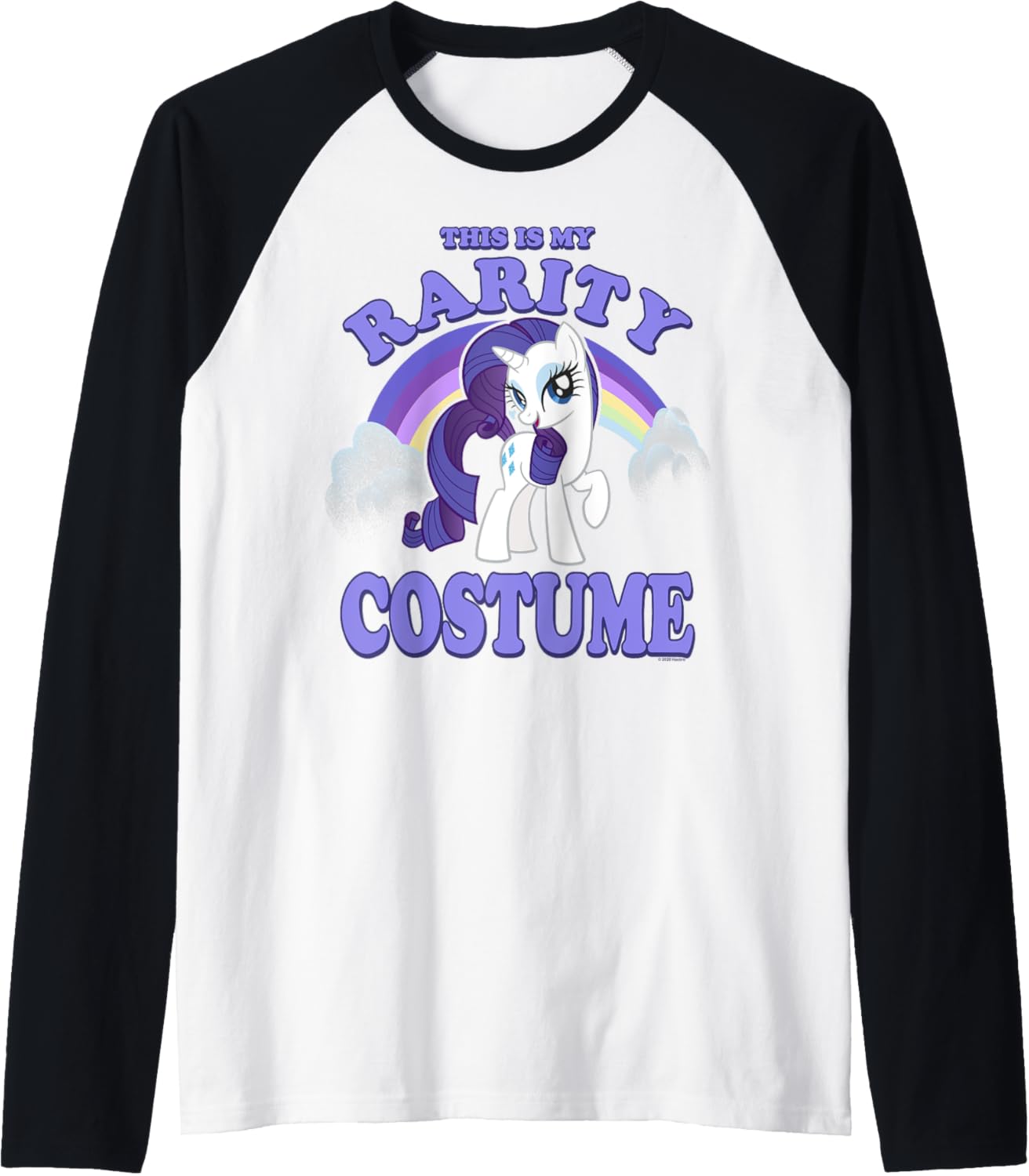 My Little Pony: Friendship Is Magic Rarity Halloween Costume Raglan ...