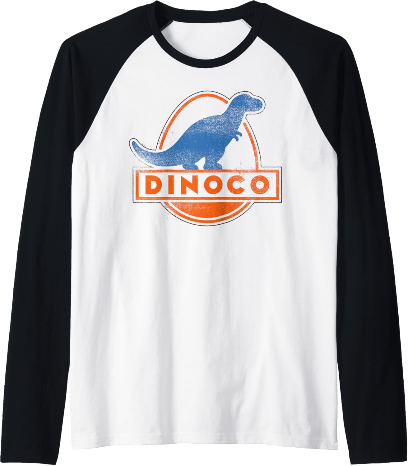 Disney Pixar Cars Iconic DINOCO Gas Station Logo Raglan – techstudio.ch