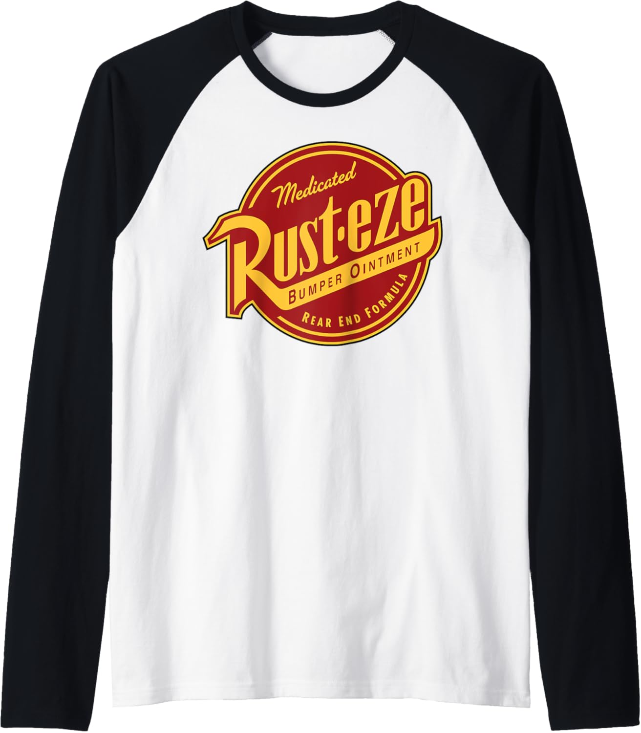 Disney Pixar Cars Rust-eze Logo Raglan – techstudio.ch
