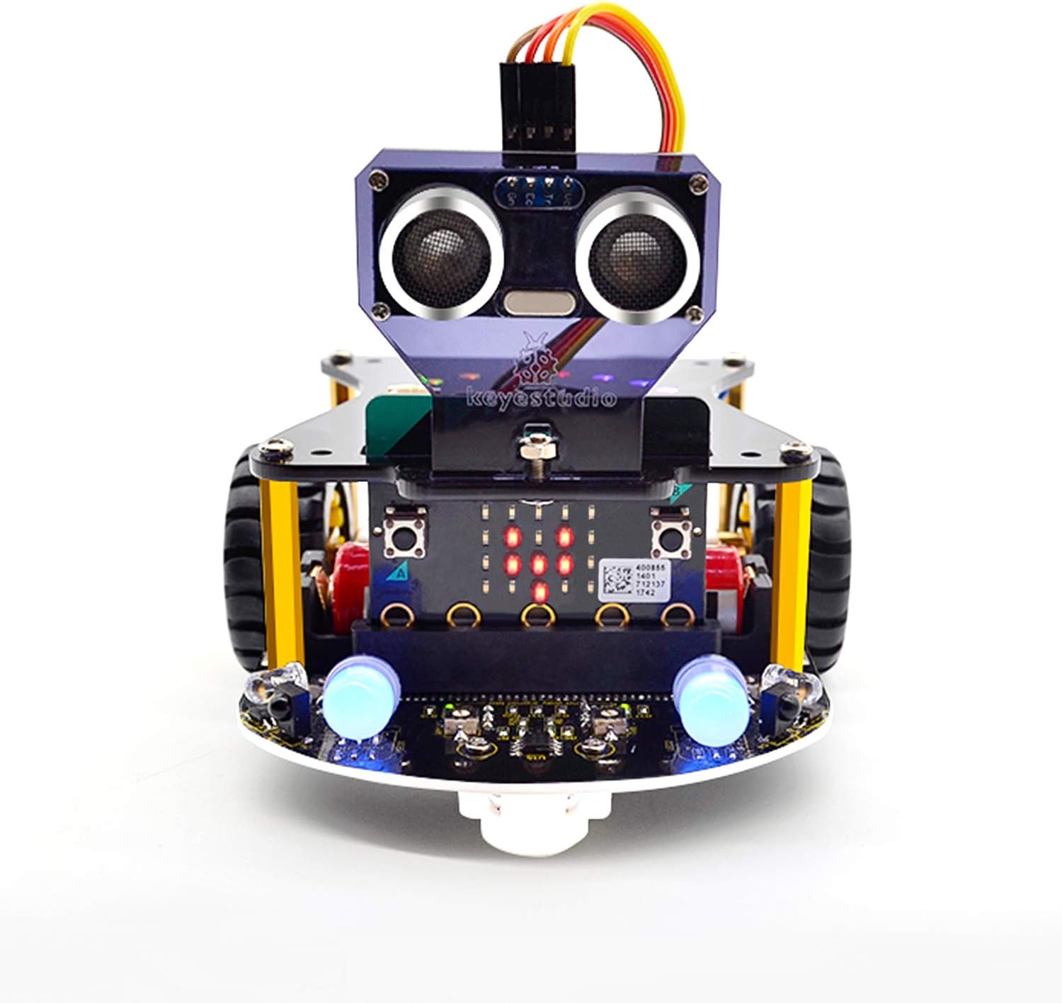 KEYESTUDIO Micro bit Smart Robot Car V2 (ohne Micro:bit Board), Robote ...