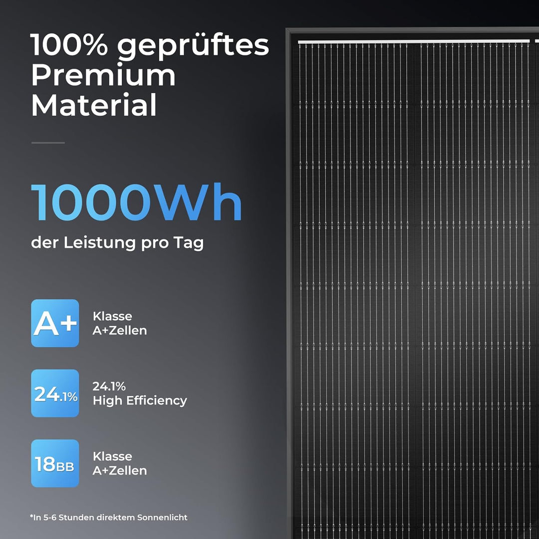 solarpanel 200w, N-Type Monocrystalline Solar Panel, SMBB Technologie ...