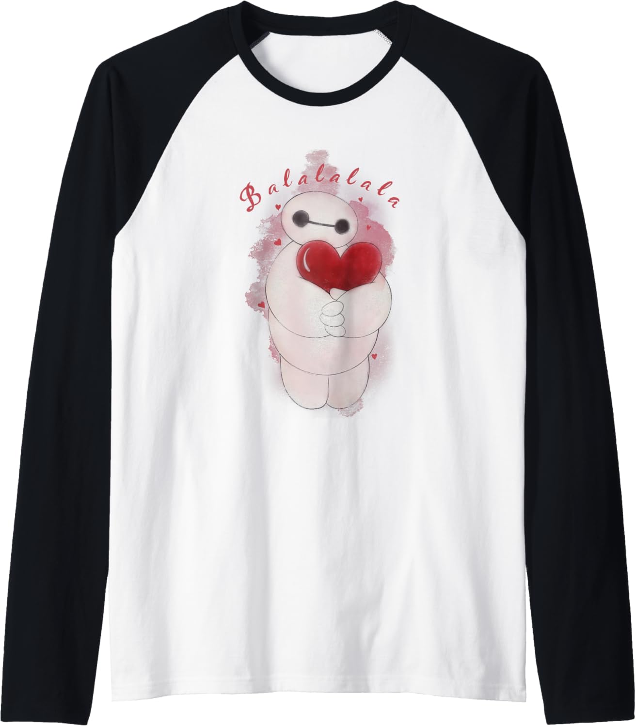 Disney Big Hero 6 Baymax Heart Portrait Raglan – techstudio.ch