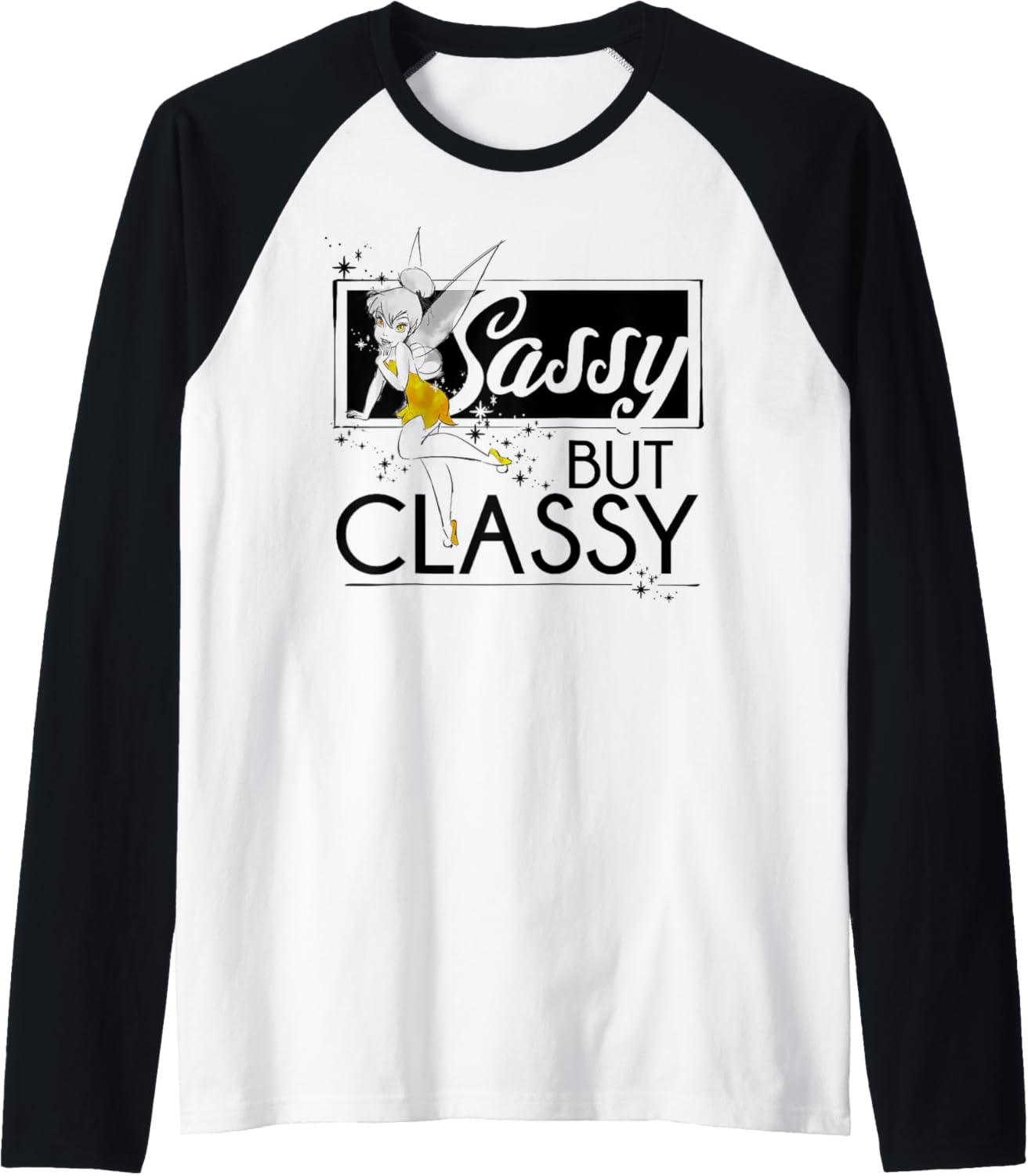 Disney Peter Pan Tinker Bell Sassy But Classy Raglan – techstudio.ch