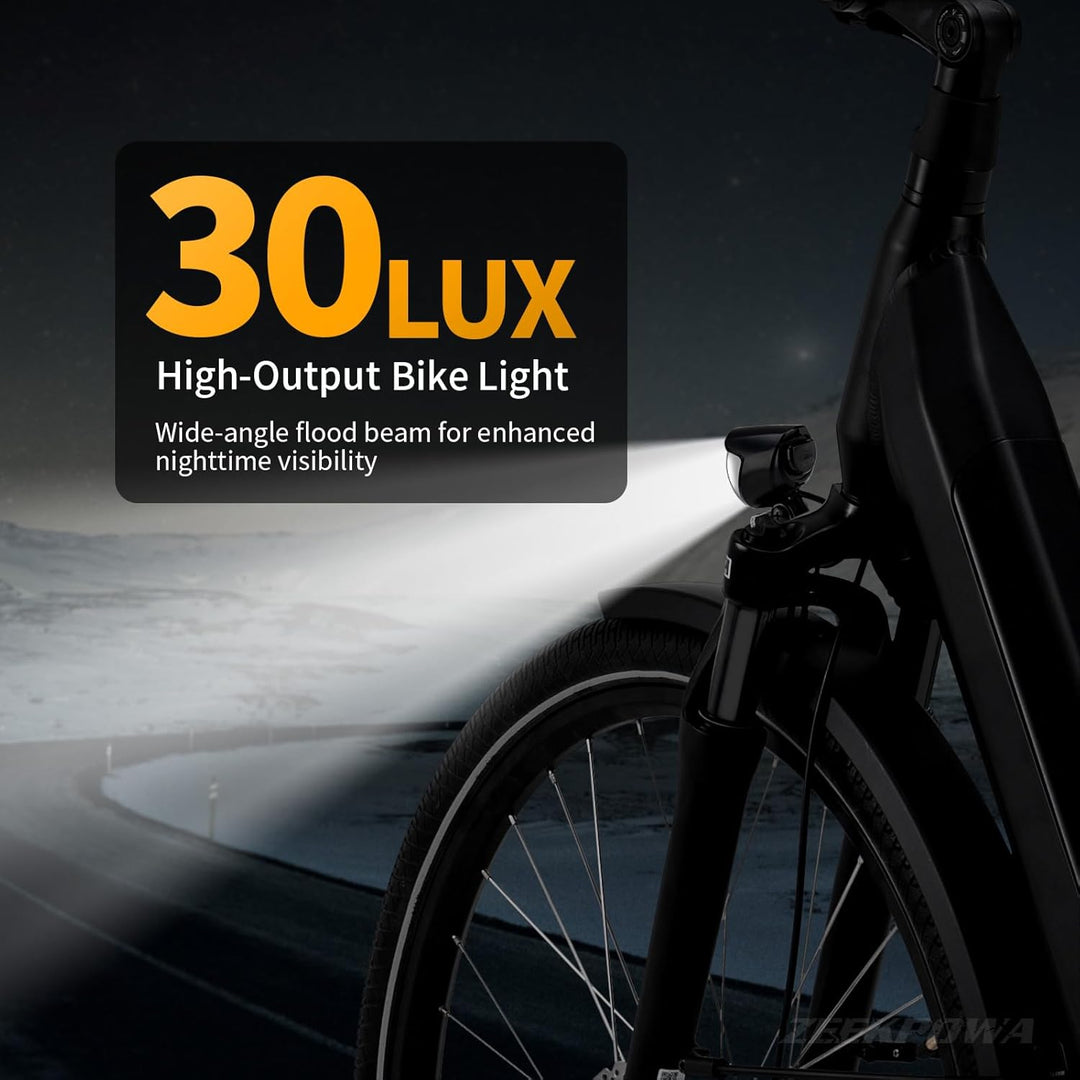 E-Bike Dynamo LED Fahrradlicht 30-100 LUX mit StVZO Zulassung - Fahrra ...