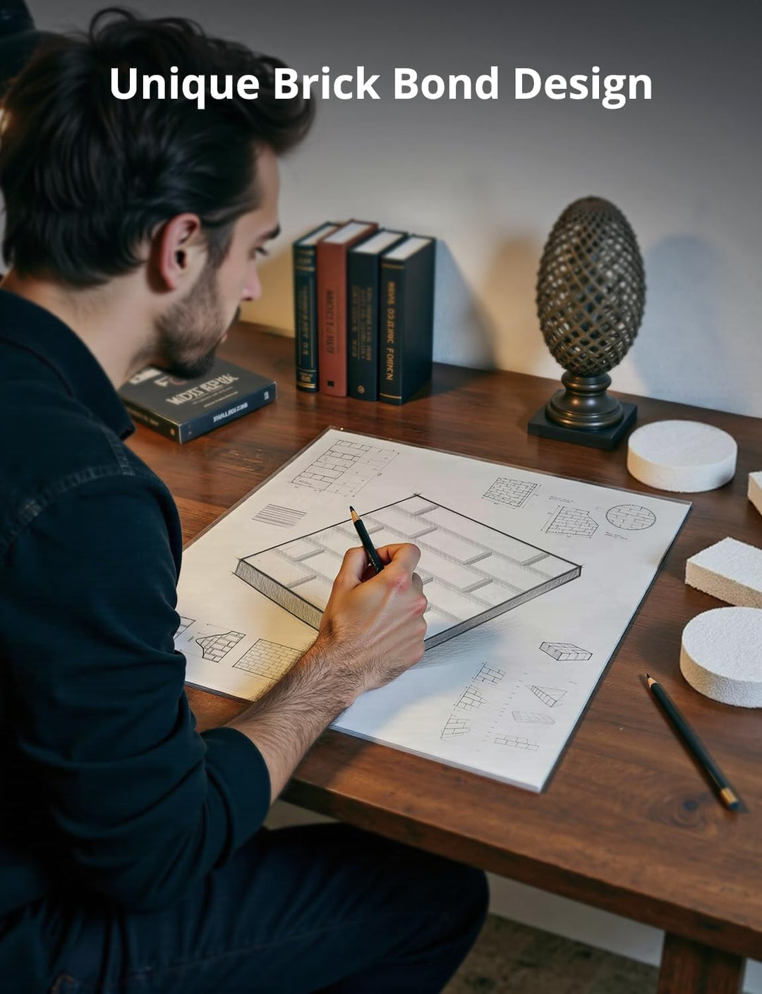 Akustikplatten Selbstklebend, 12 Stück Schallabsorber für Wand, Tür, D ...