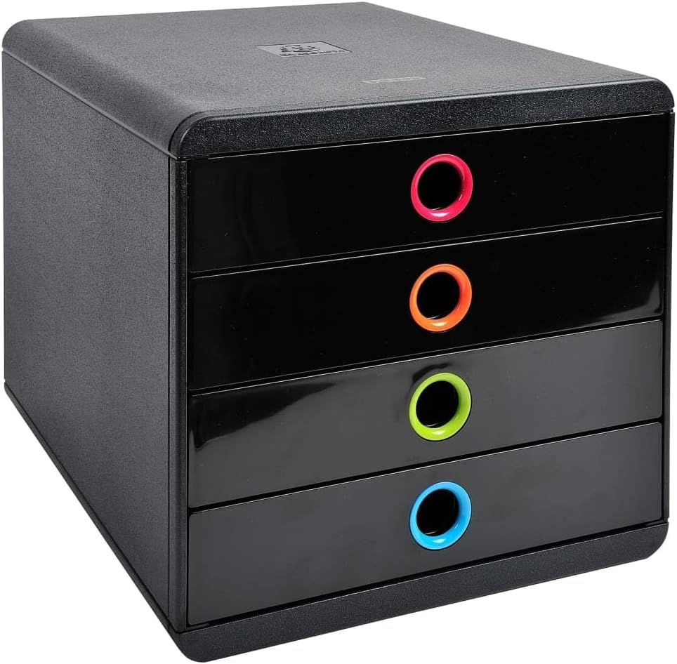 Exacompta 314498D Premium Ablagebox mit 4 Schubladen für DIN A+ Dokume ...