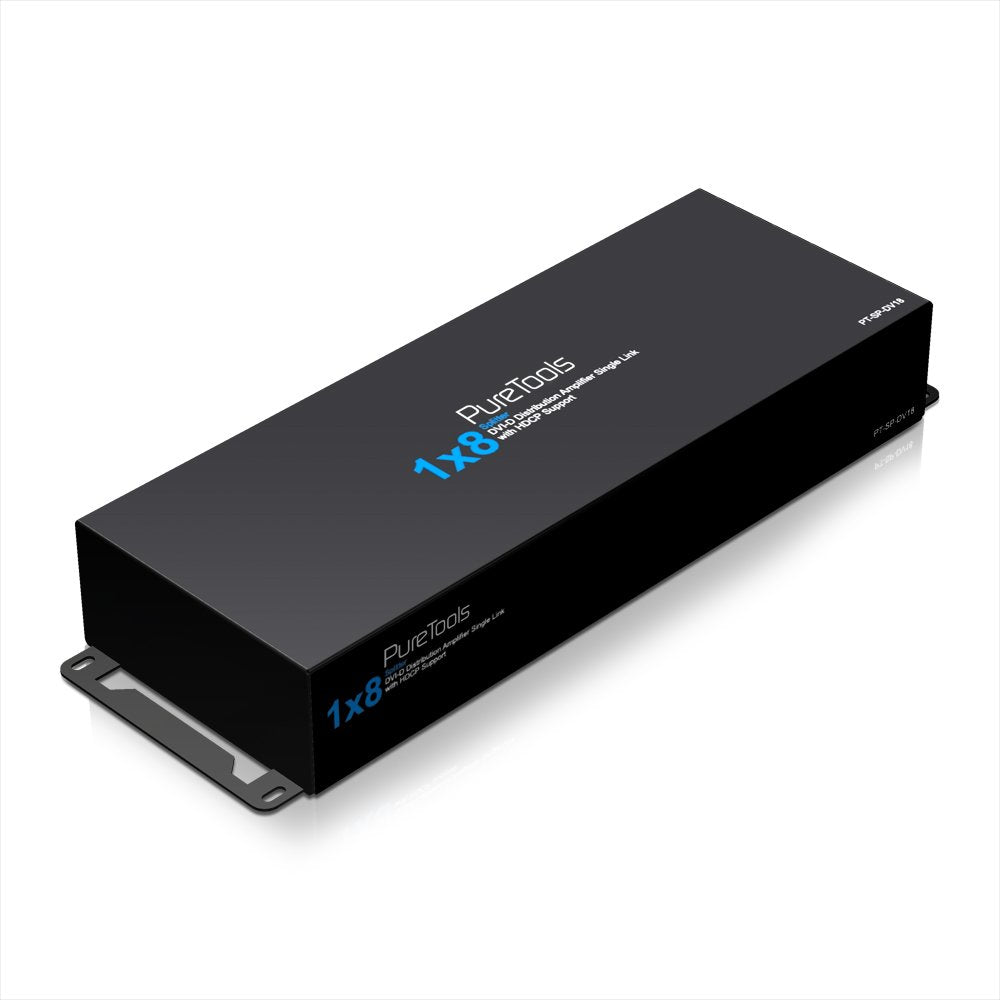 PureTools SP-DV18 - DVI Verteiler 1x8, Signalverteilung mit nur einem ...