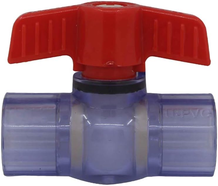 Absperrhahn pvc kugelhahn klebemuffe 20 25 32 40 50 63mm kugelventil p ...
