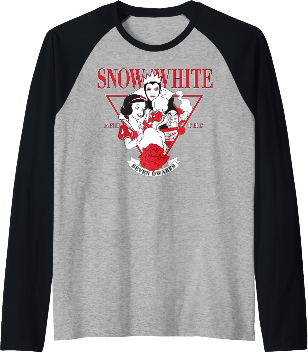 Disney Snow White Evil Queen Edgy Rose Raglan – techstudio.ch