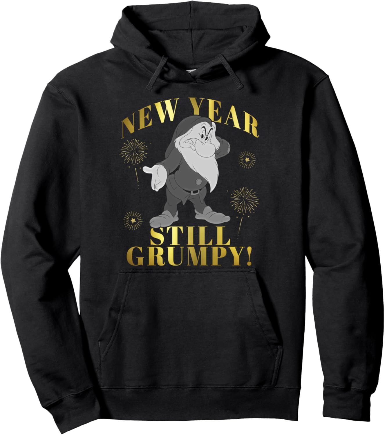 Disney New Years Snow White & The Seven Dwarfs Still Grumpy Pullover H ...