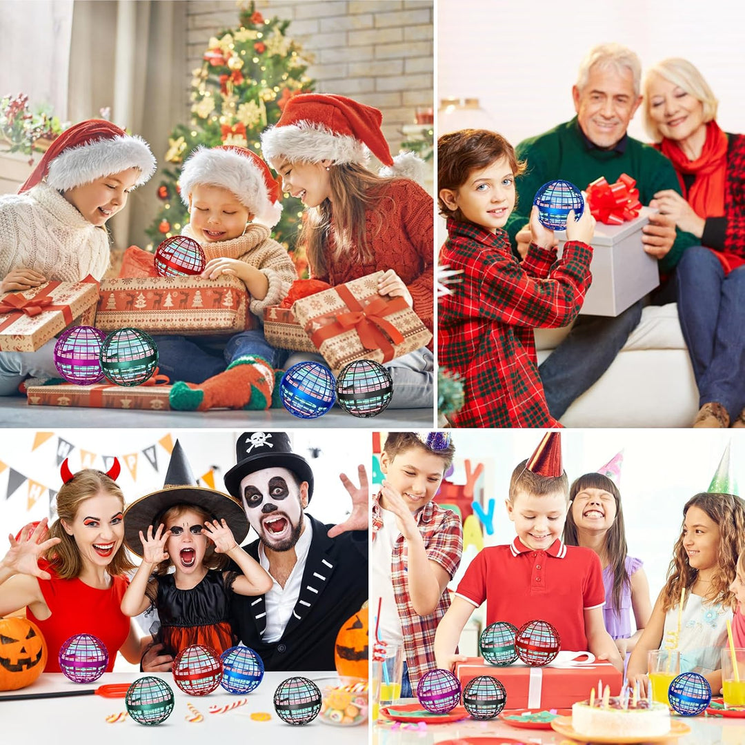 2025 Hover Ball Flying Orb mit LED Licht, Magische Spinnerin Drohne fü ...