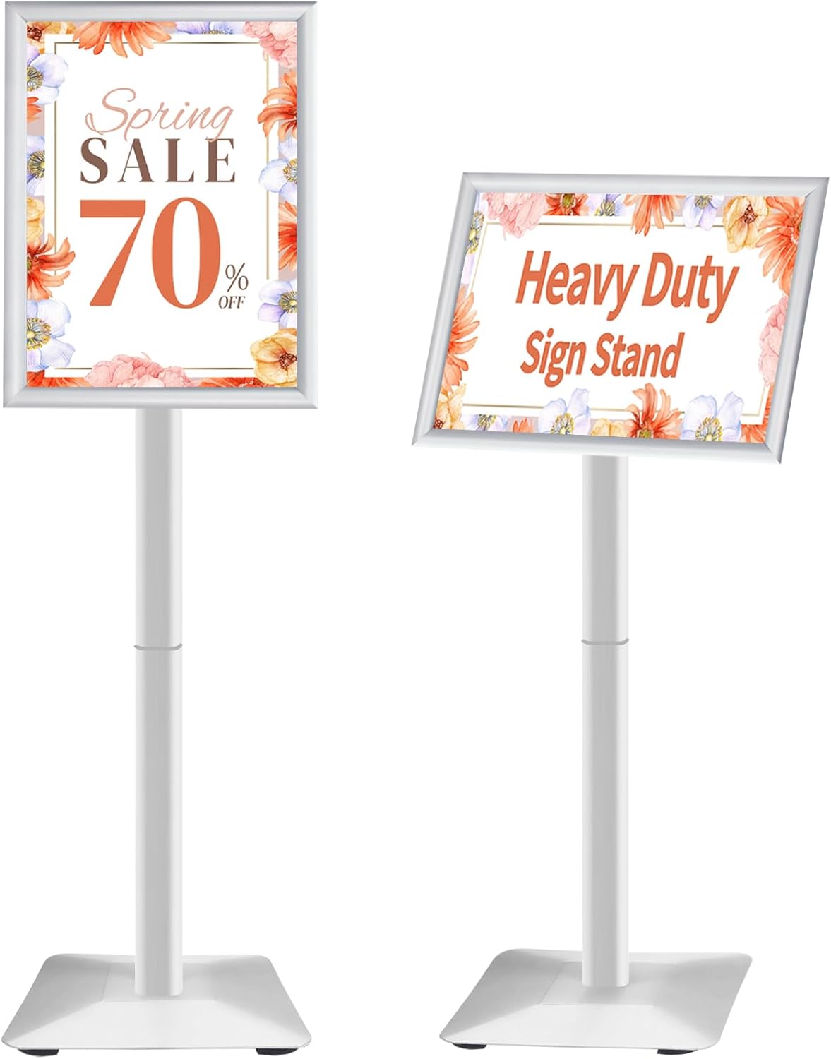 VAIIGO Heavy Duty Sign Holder Poster Stand, Adjustable Menu Display St ...